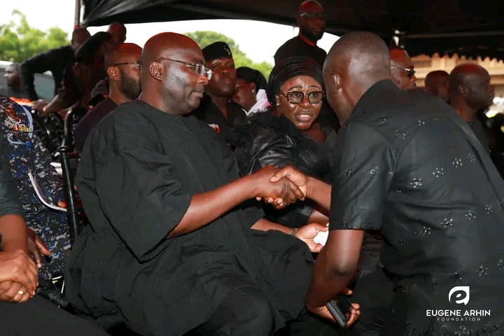 Eugene Arhin Honours His Father with a Dignified Burial.