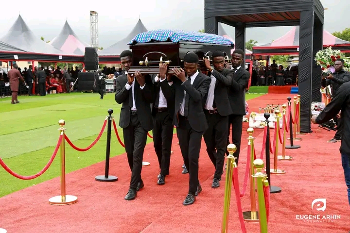 Eugene Arhin Honours His Father with a Dignified Burial.
