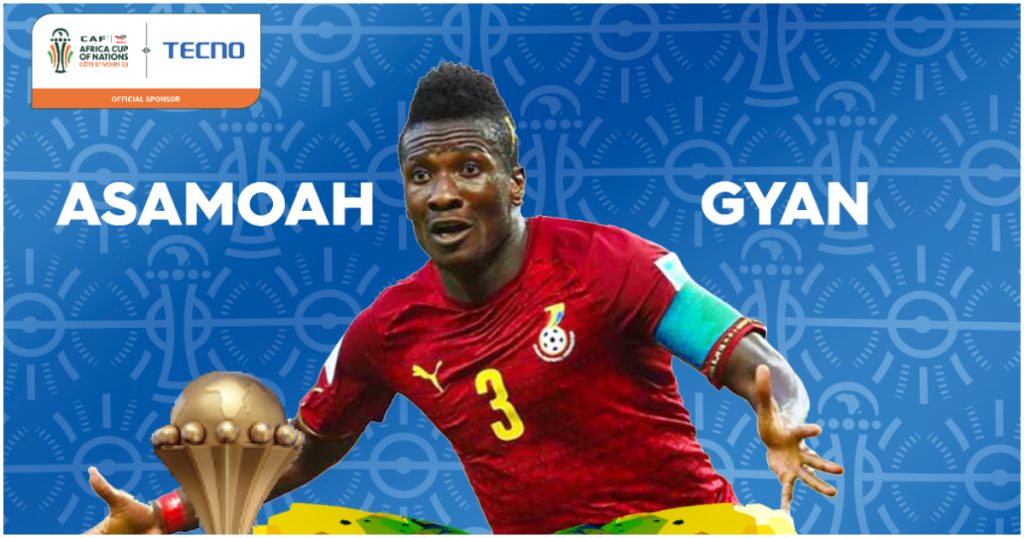 TECNO Ghana announces Asamoah Gyan as official AFCON experiencer