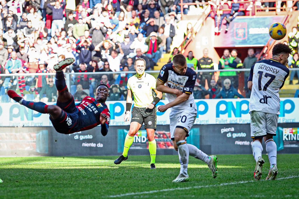VIDEO: Watch Caleb Ekuban's acrobatic goal for Genoa in Serie A