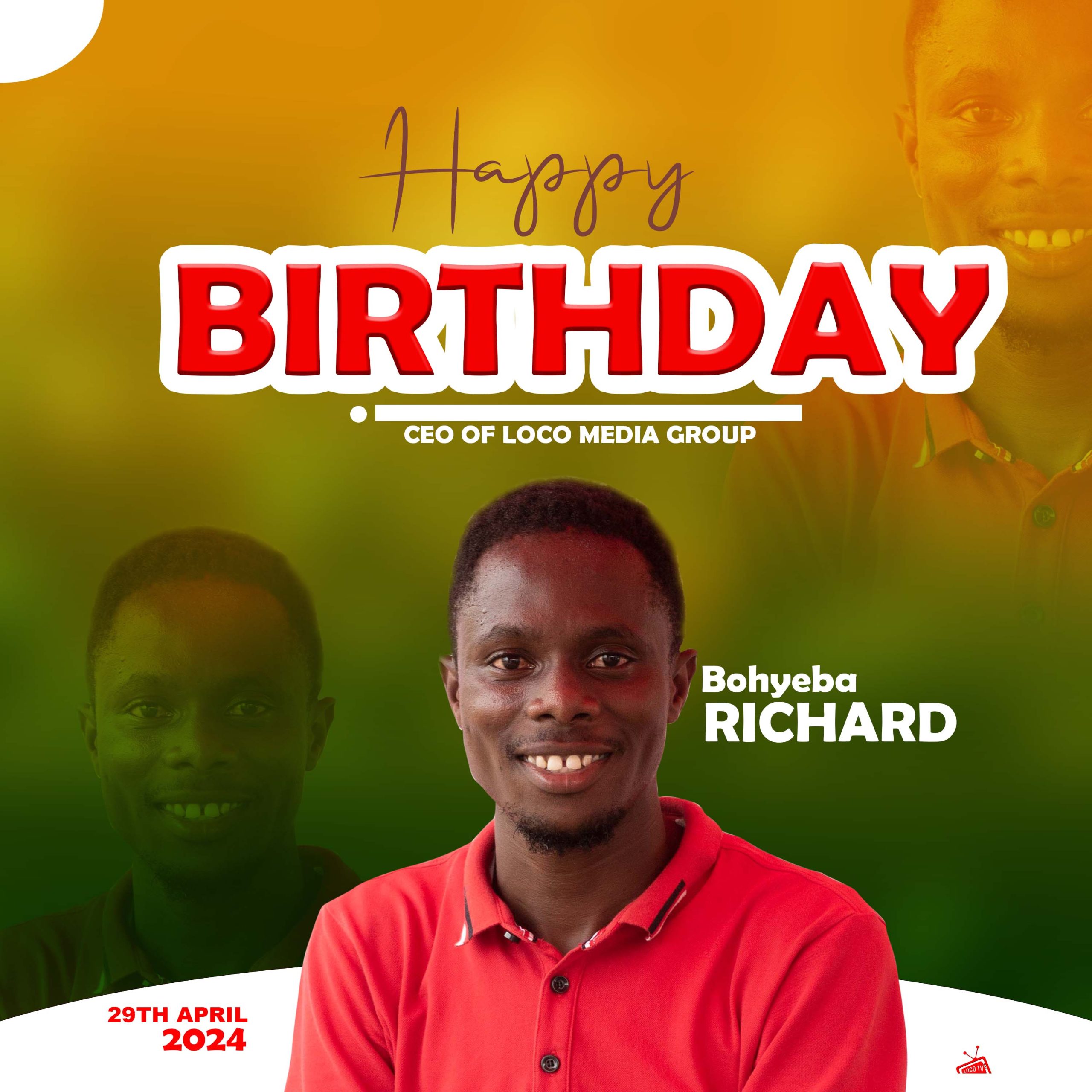 Celebrating "Bohyeba Richard": The Youngest CEO Leading LOCO Multimedia ...
