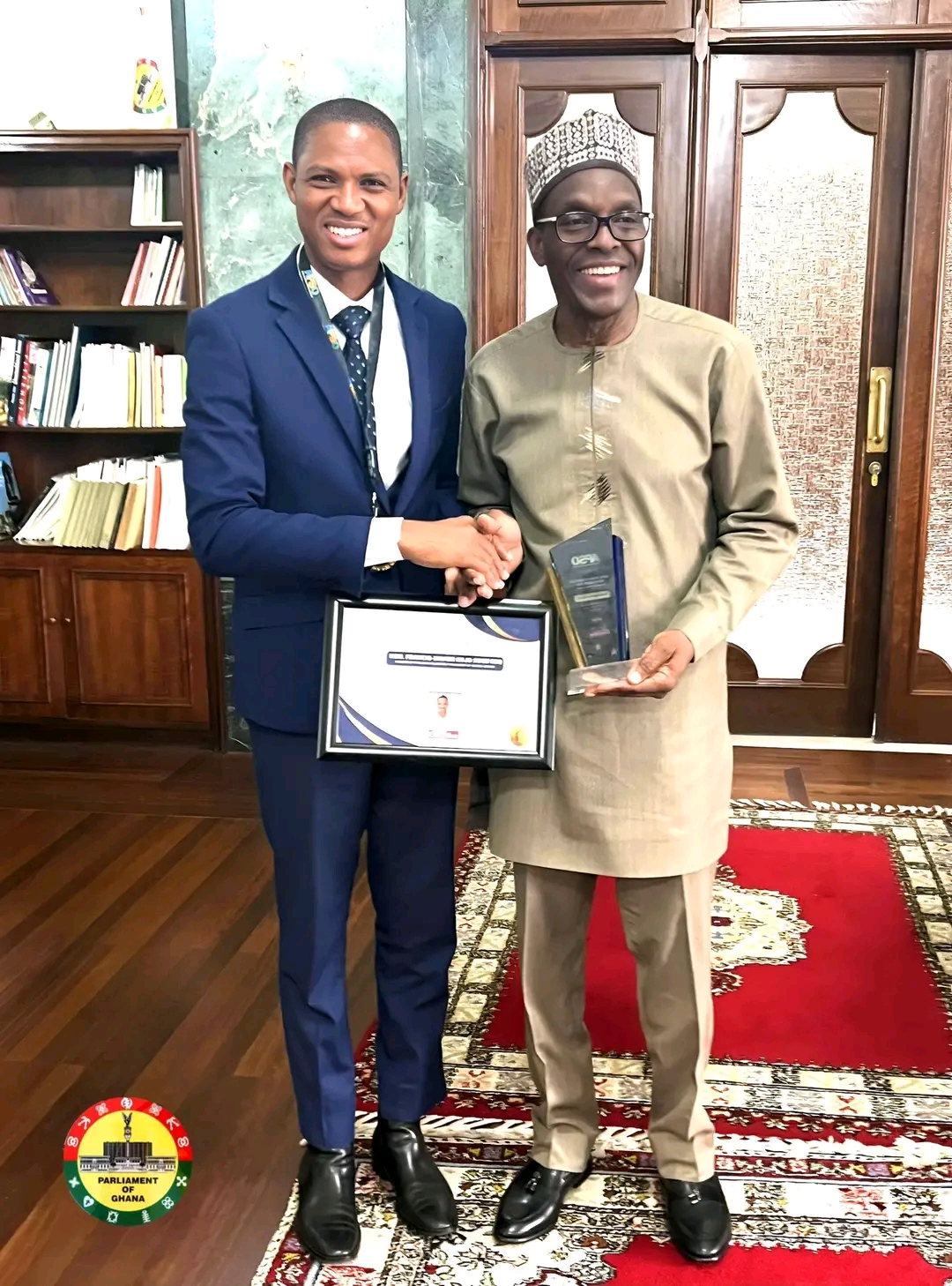 Speaker Congratulates MADINA MP for winning The Most Outstanding Member ...