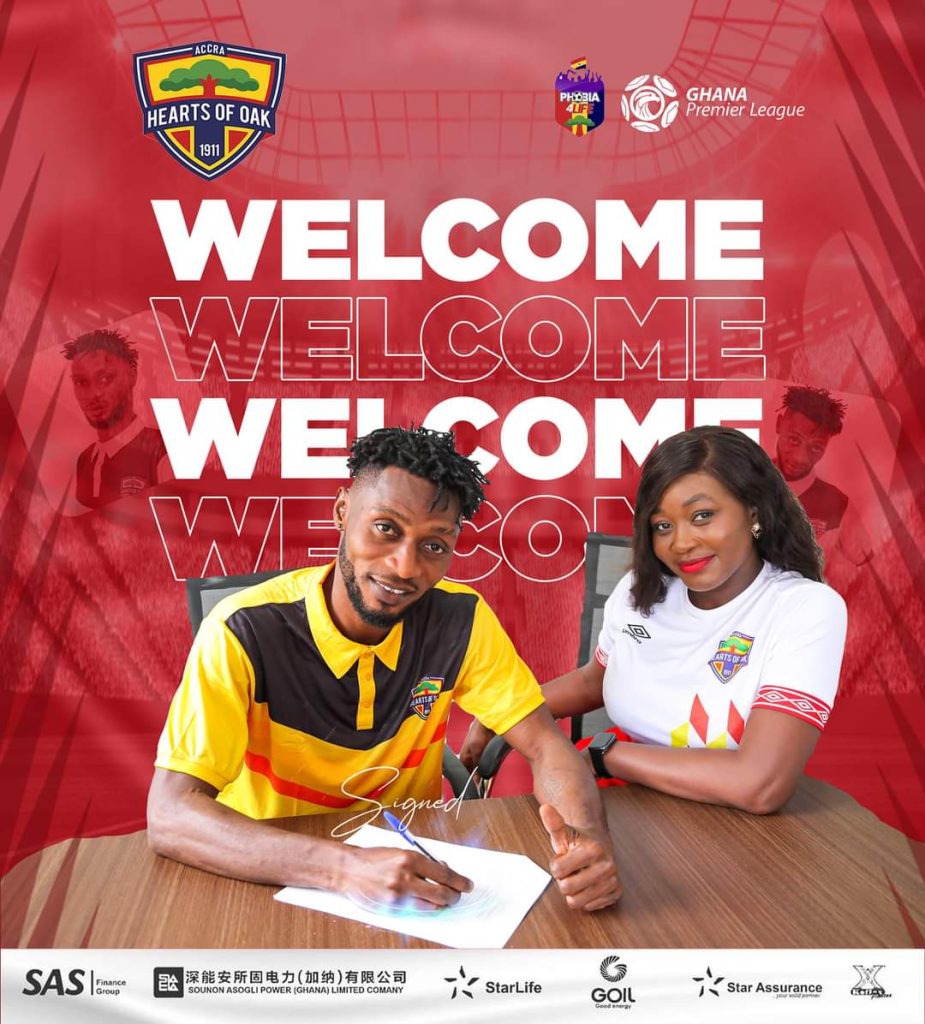 OFFICIAL: Hearts of Oak announce signing of defender Michael Mensah Awuah