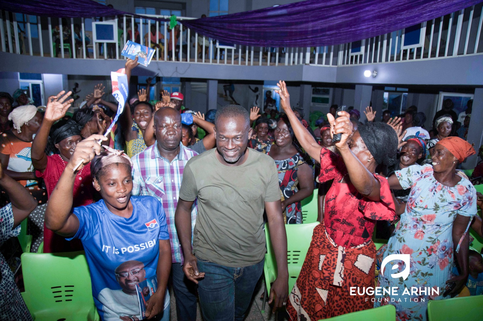 PHOTOS "Eugene Arhin Wins Over Voters with Promises of More Development ...