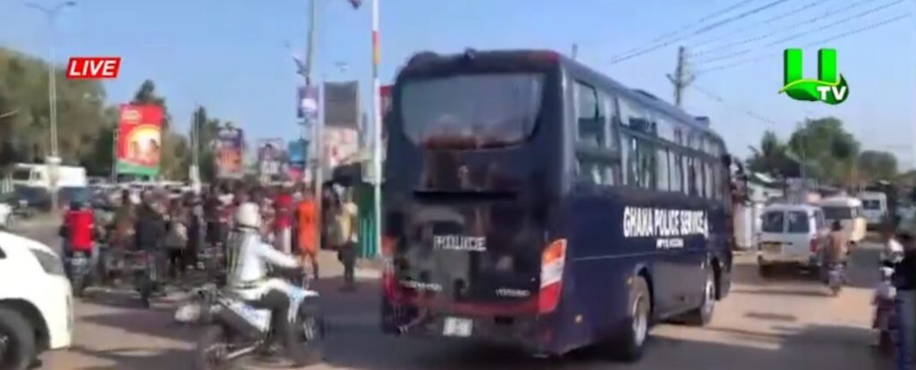 Police Bus Accident Kills Yango Delivery Rider on Tesano Road